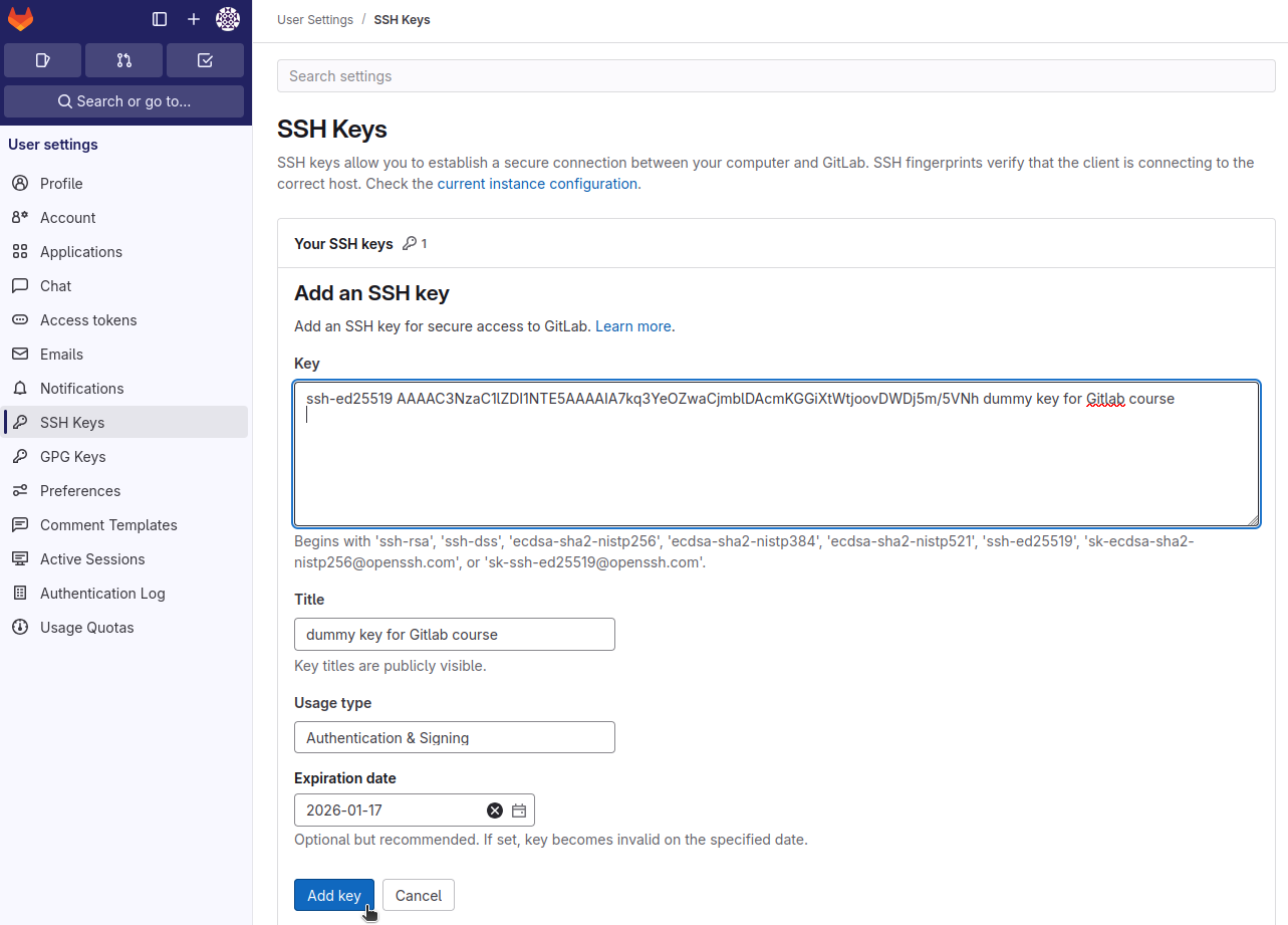 Gitlab Parcours Devops